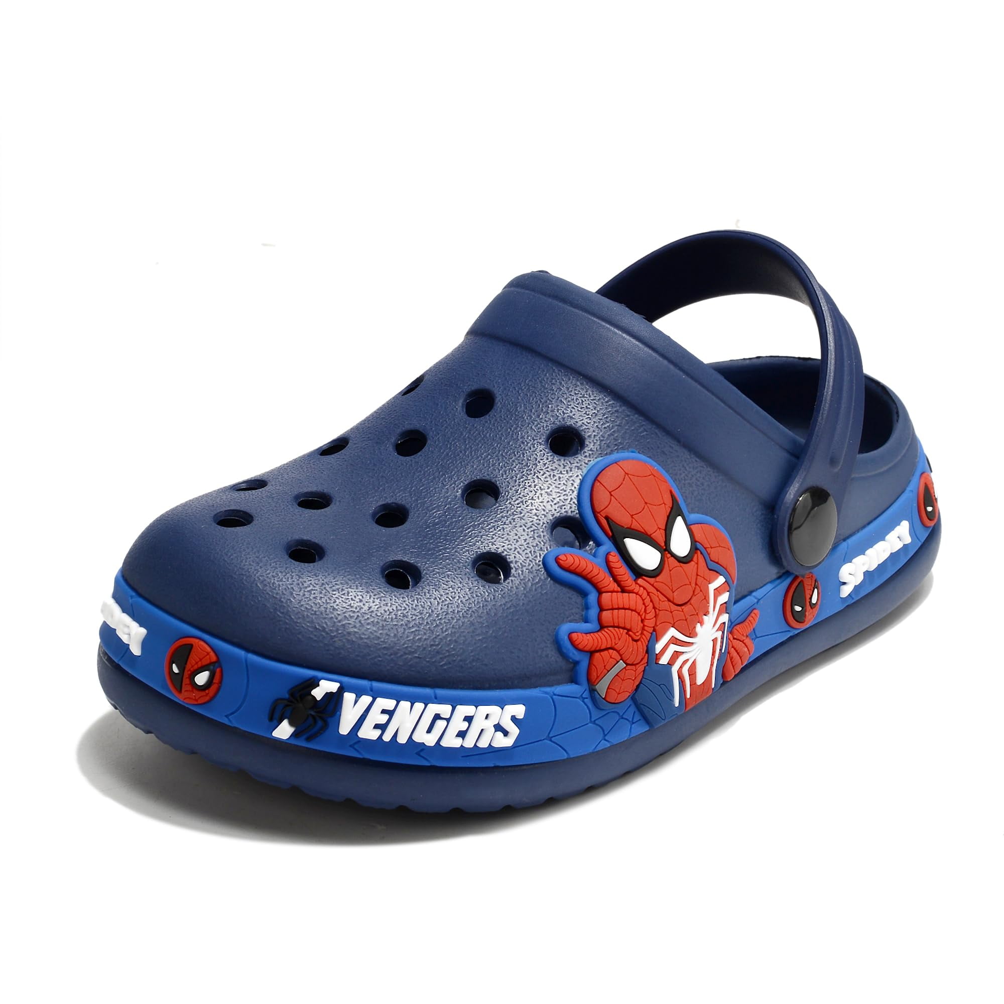 Spider Man Kid's Classic EVA Garden Clogs Slip on Water Shoes Slides ...