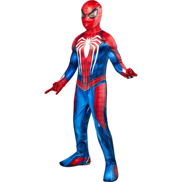 Spider-Man Kids Costume Playstation Advanced Spidey Suit - Walmart.com
