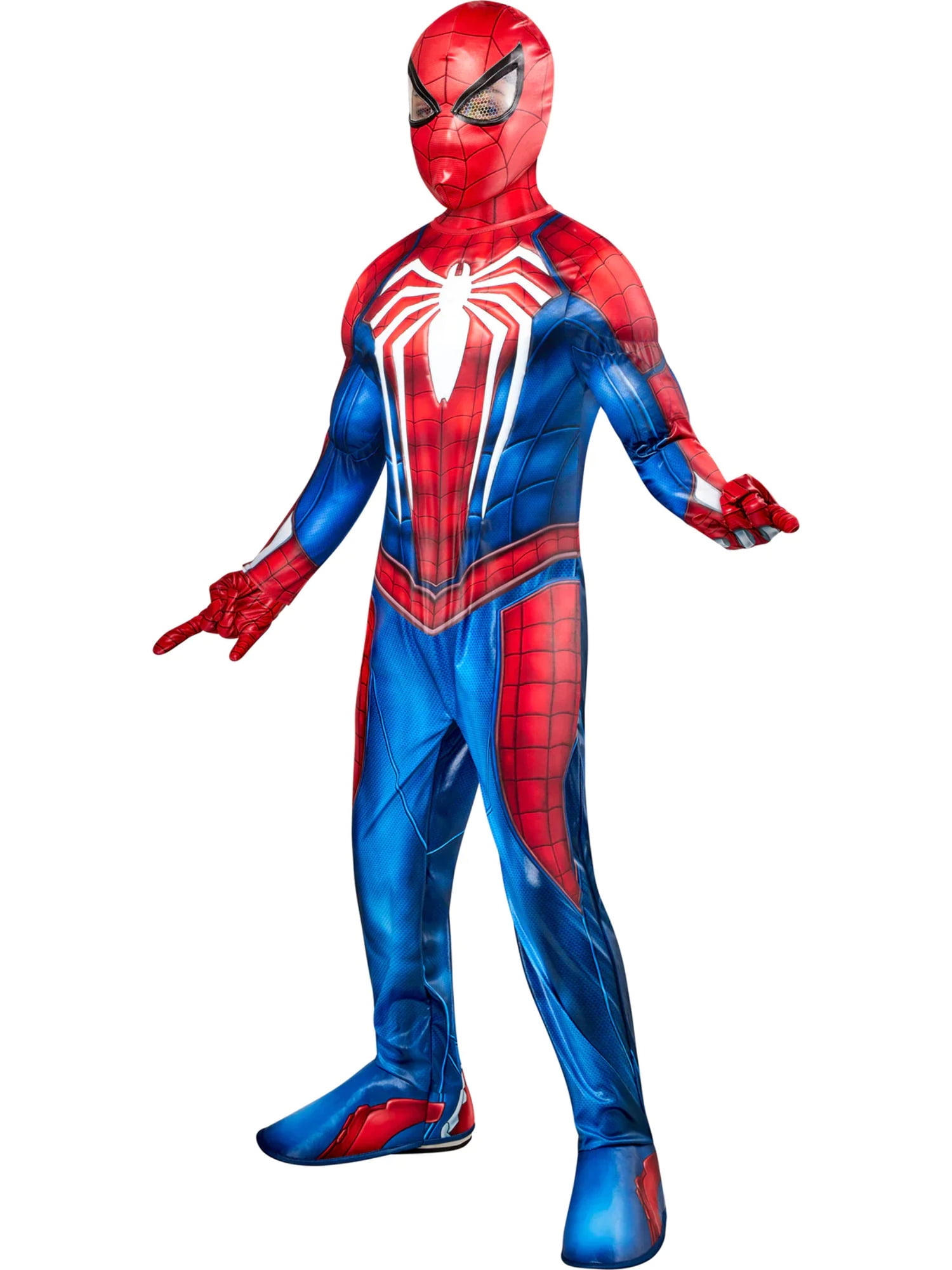 Spider-Man Kids Costume Playstation Advanced Spidey Suit - Walmart.com