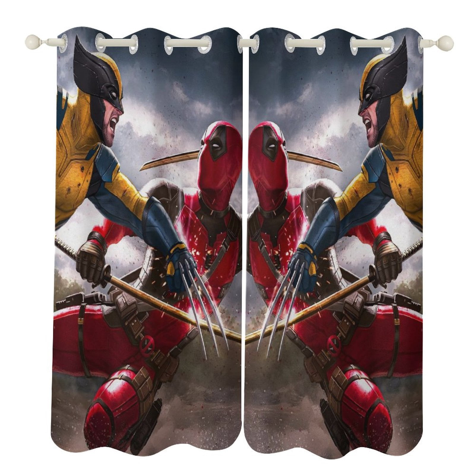 Spider-Man Kids Curtains 52 X 84 Inch,Cartoon Blackout Curtains,Daycare ...