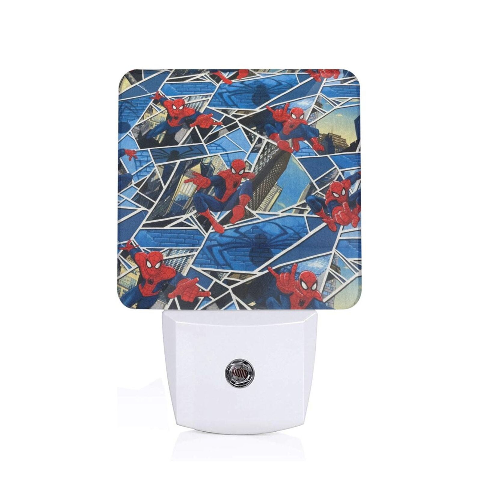 Spider Man LED Plug-in Night Light for Kids,Cute Color Changing LED ...