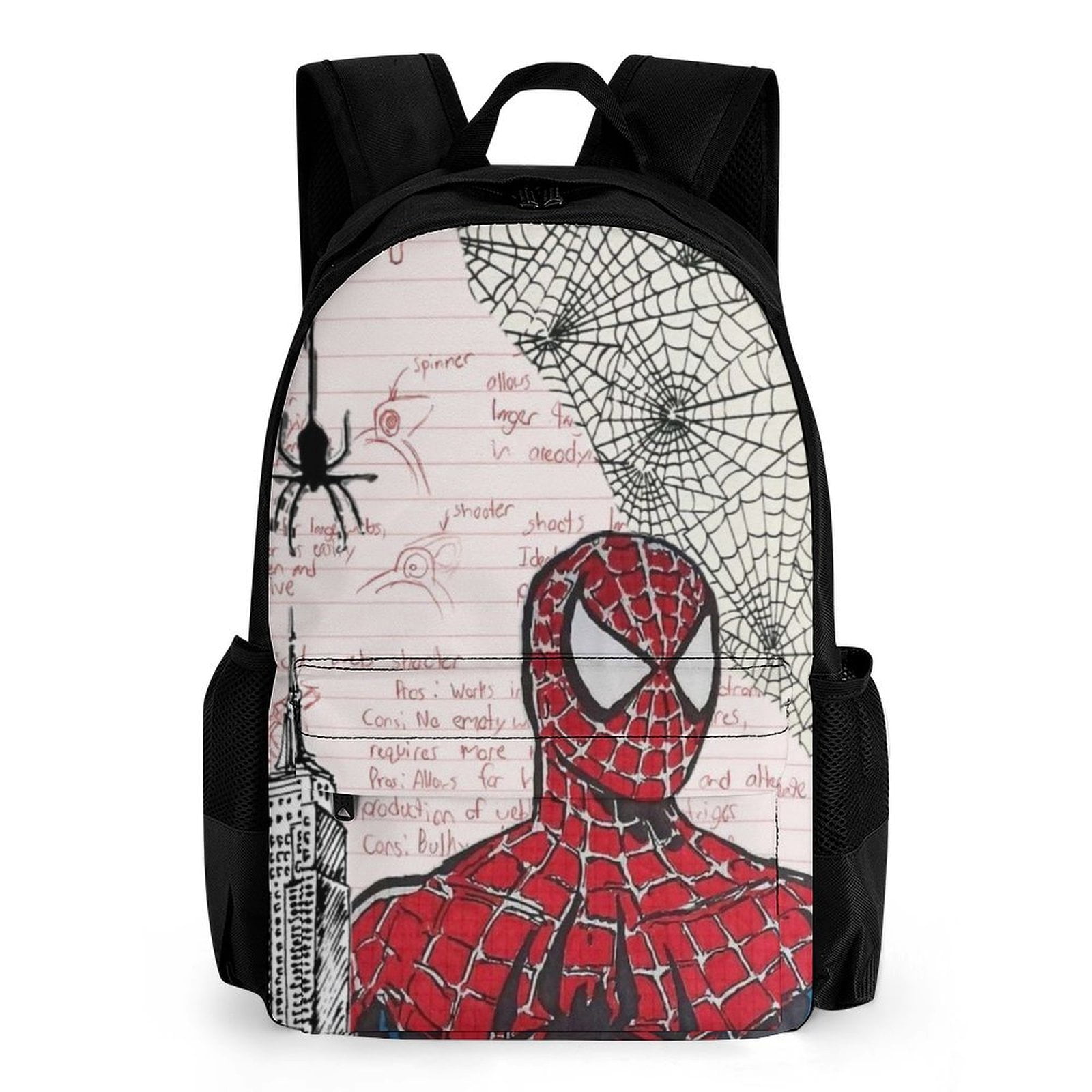 Spider-Man Laptop Backpacks with Pocket, Casual Lightweight Bookbag ...
