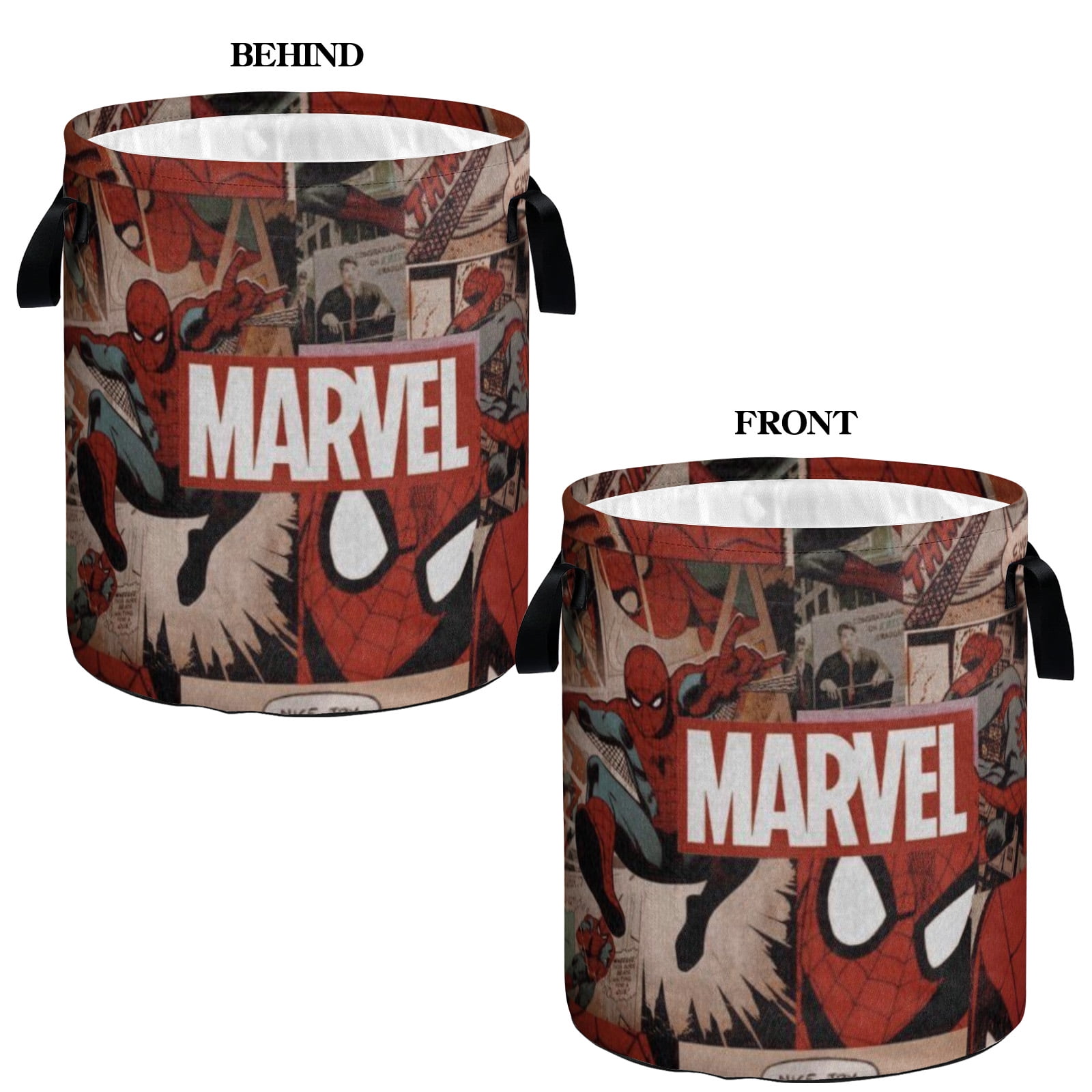 Spider-Man Large Laundry Hamper, Collapsible Laundry Basket With ...