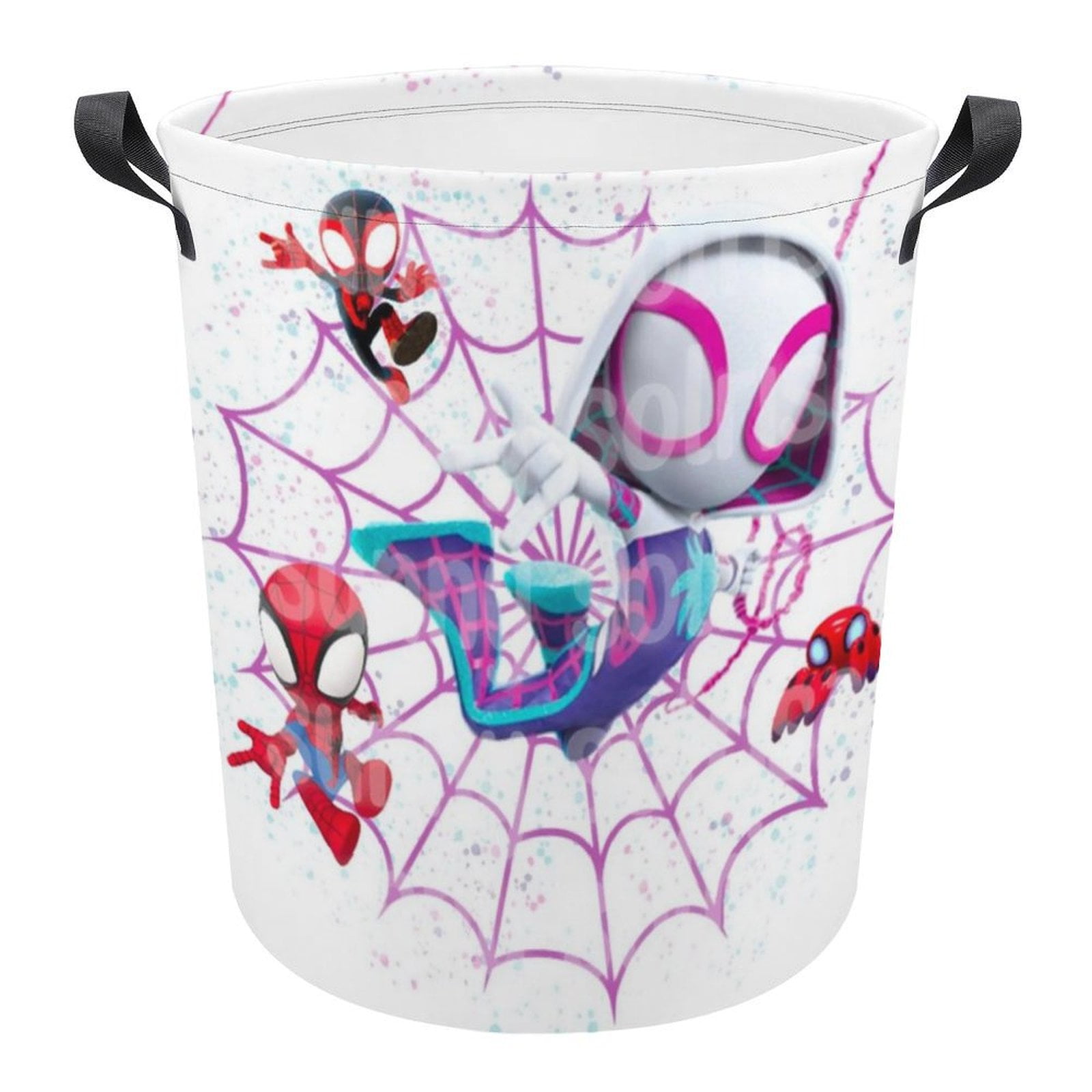 Spider Man Laundry Basket Canvas Fabric Collapsible Organizer Basket ...