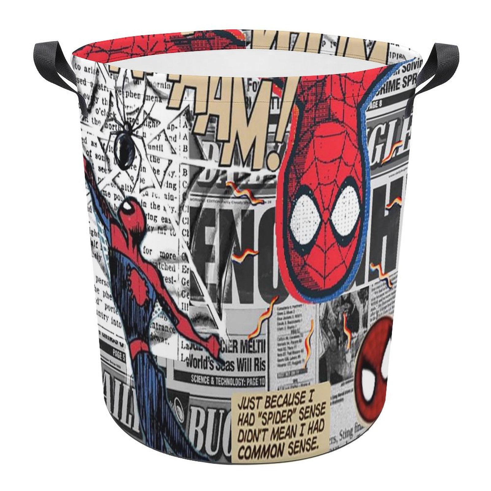 Spider Man Laundry Basket Cartoon Car Hampers for Laundry Kids Boys ...