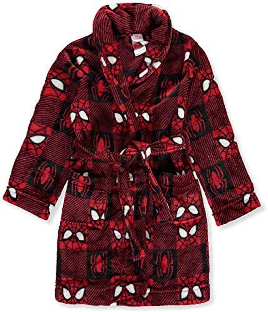 Spider Man Little Boys Bathrobe Red/Black - Walmart.com