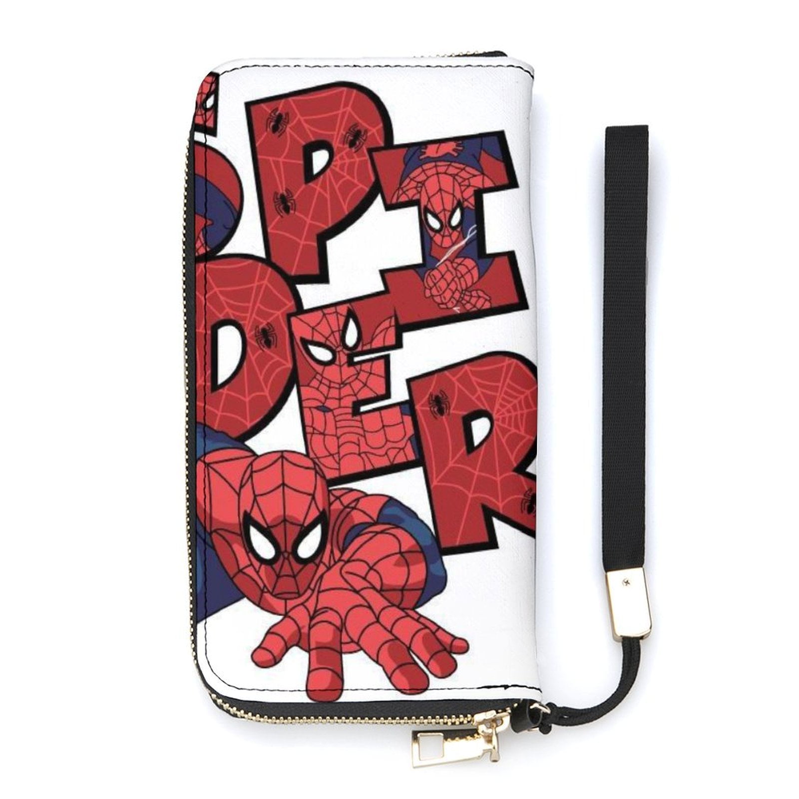 Spider Man Long Wallet Cartoon Daily Card Holder Pocket Wallet ...