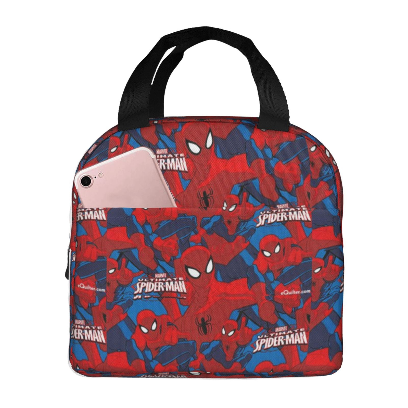 Spider-Man Lunch Box for Men/Women,Insulated Lunch Bag,Oxford Cloth ...