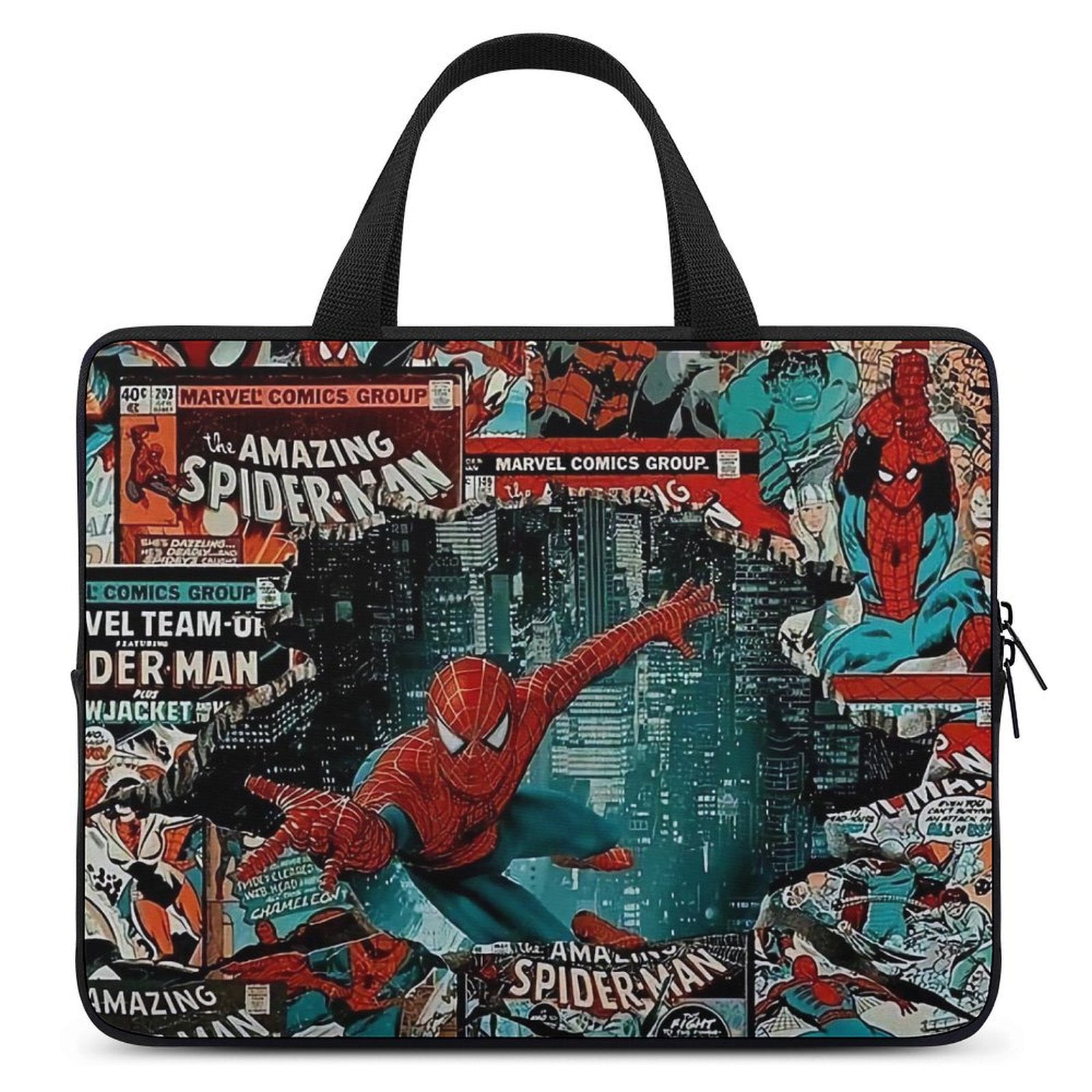 Spider-Man Magazines Laptop Bag for Women Men 17 Inch,Laptop Tote Work ...
