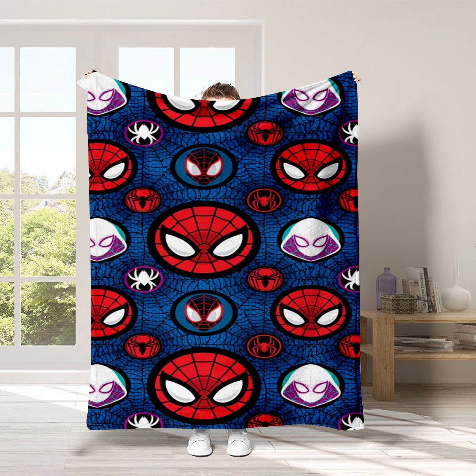 Spider-Man - Marvel Avengers Blanket Sofa Chasing Drama Air ...