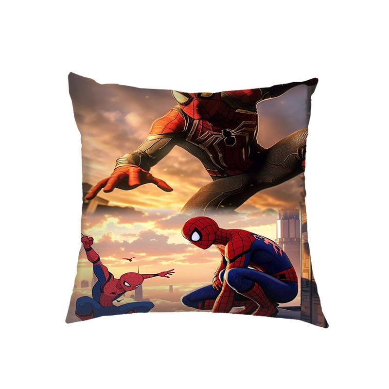 Spider-Man Marvel Movie Peripheral Home Sofa Pillow Cover Bedside ...