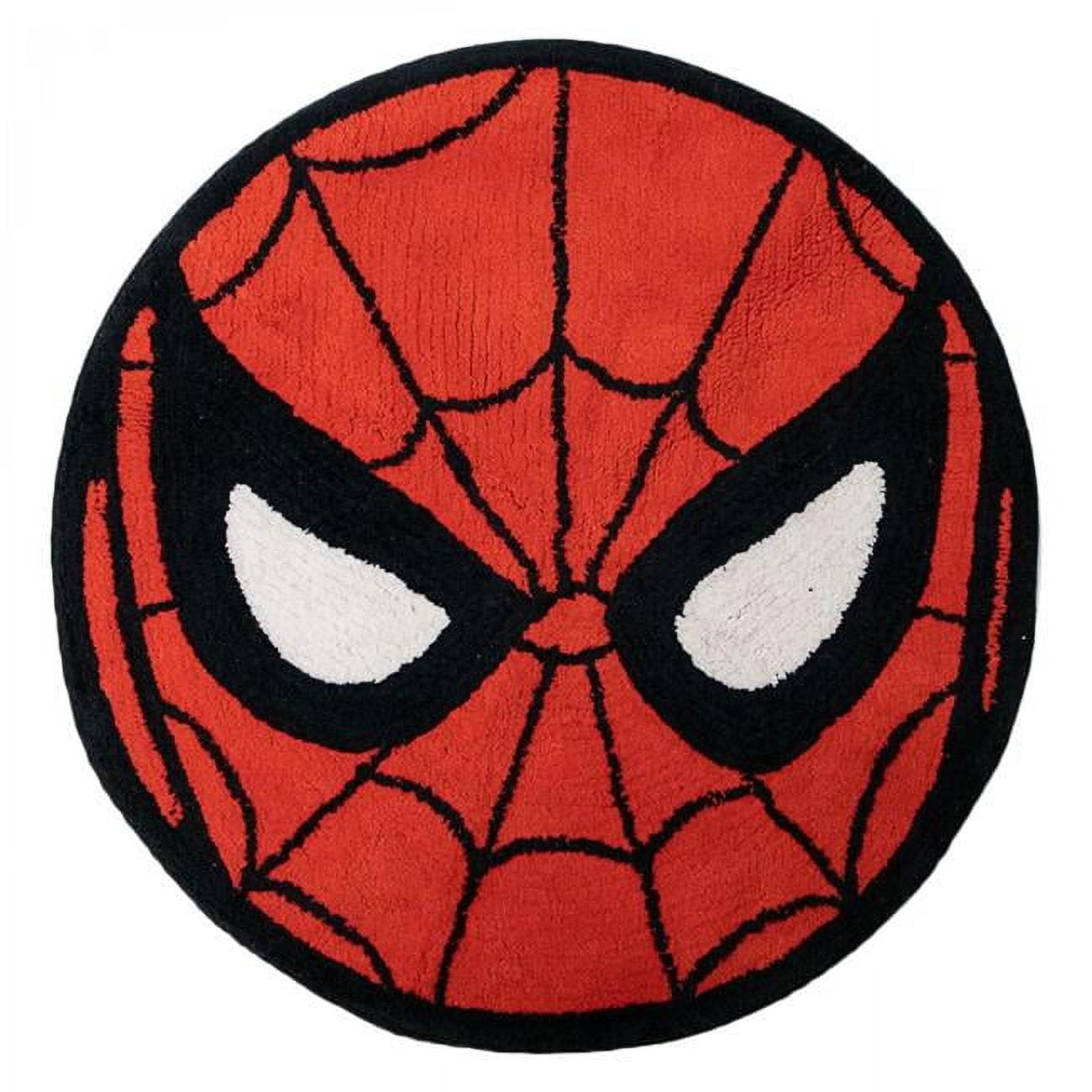 Marvel Spider Man Superhero Decor Round Tufted Bathroom Rug Walmart