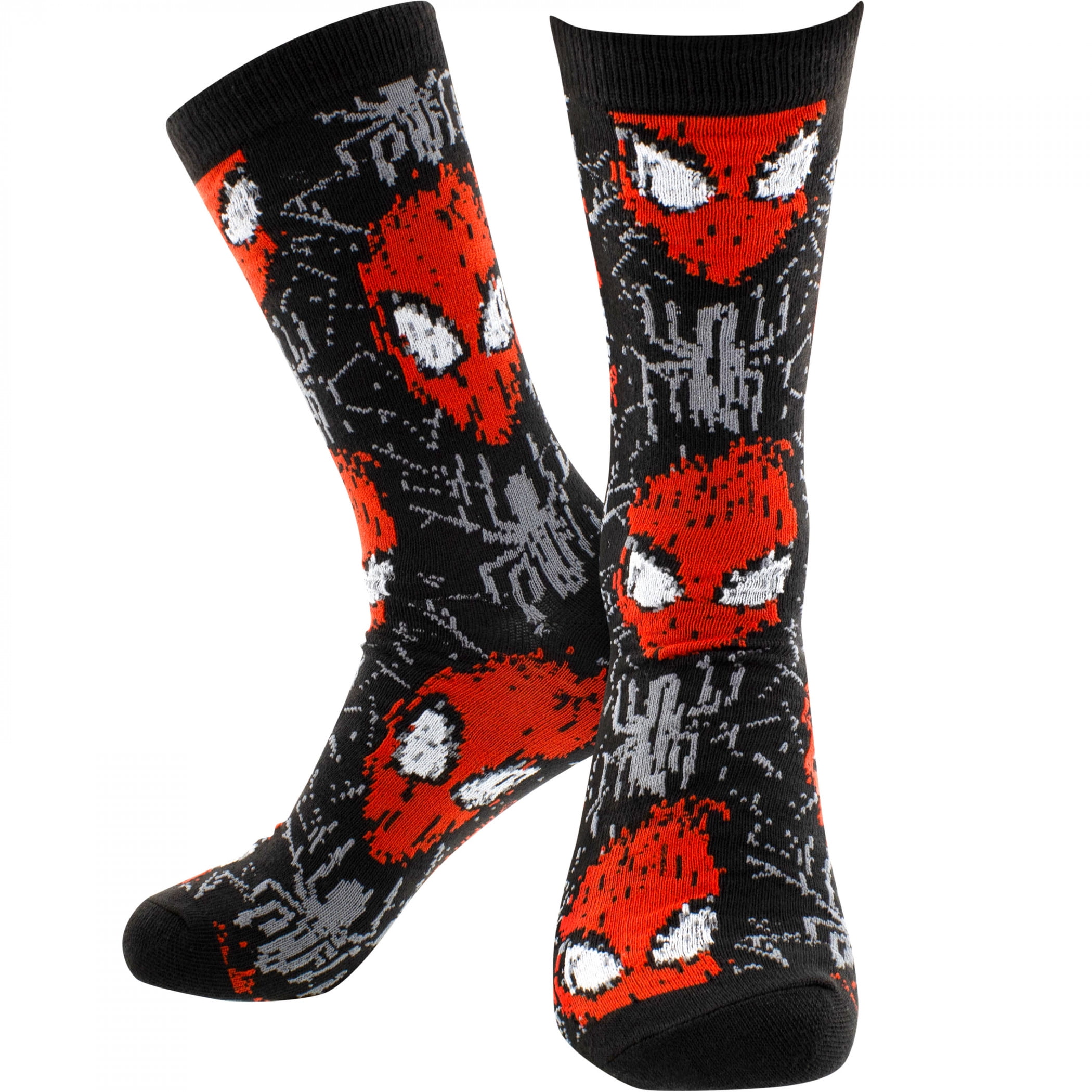 Spider-Man Masks and Spiders Crew Socks - Walmart.com