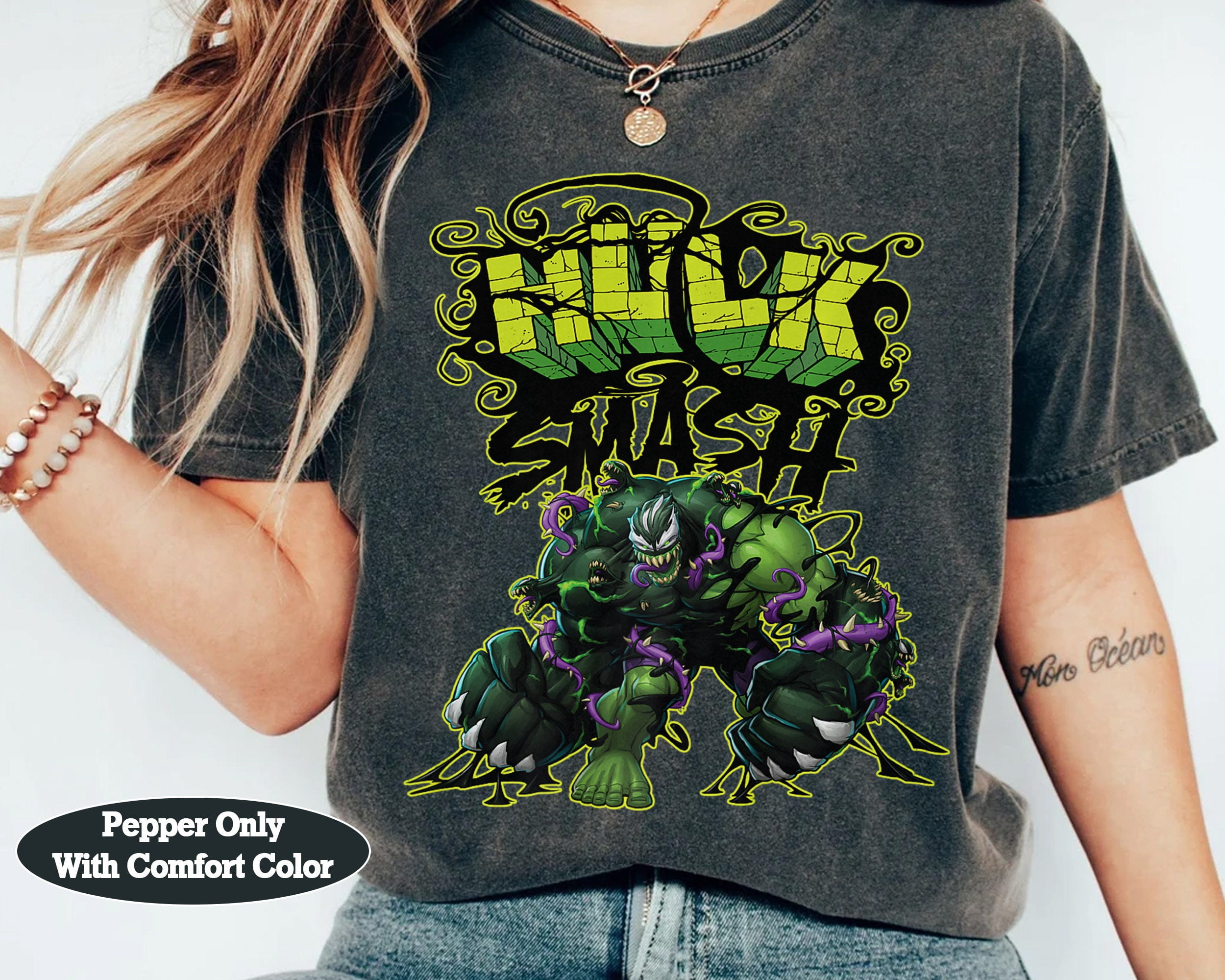 Spider-Man Maximum Venom Hulk Smash Venomized Premium Shirt, MCU Fans ...