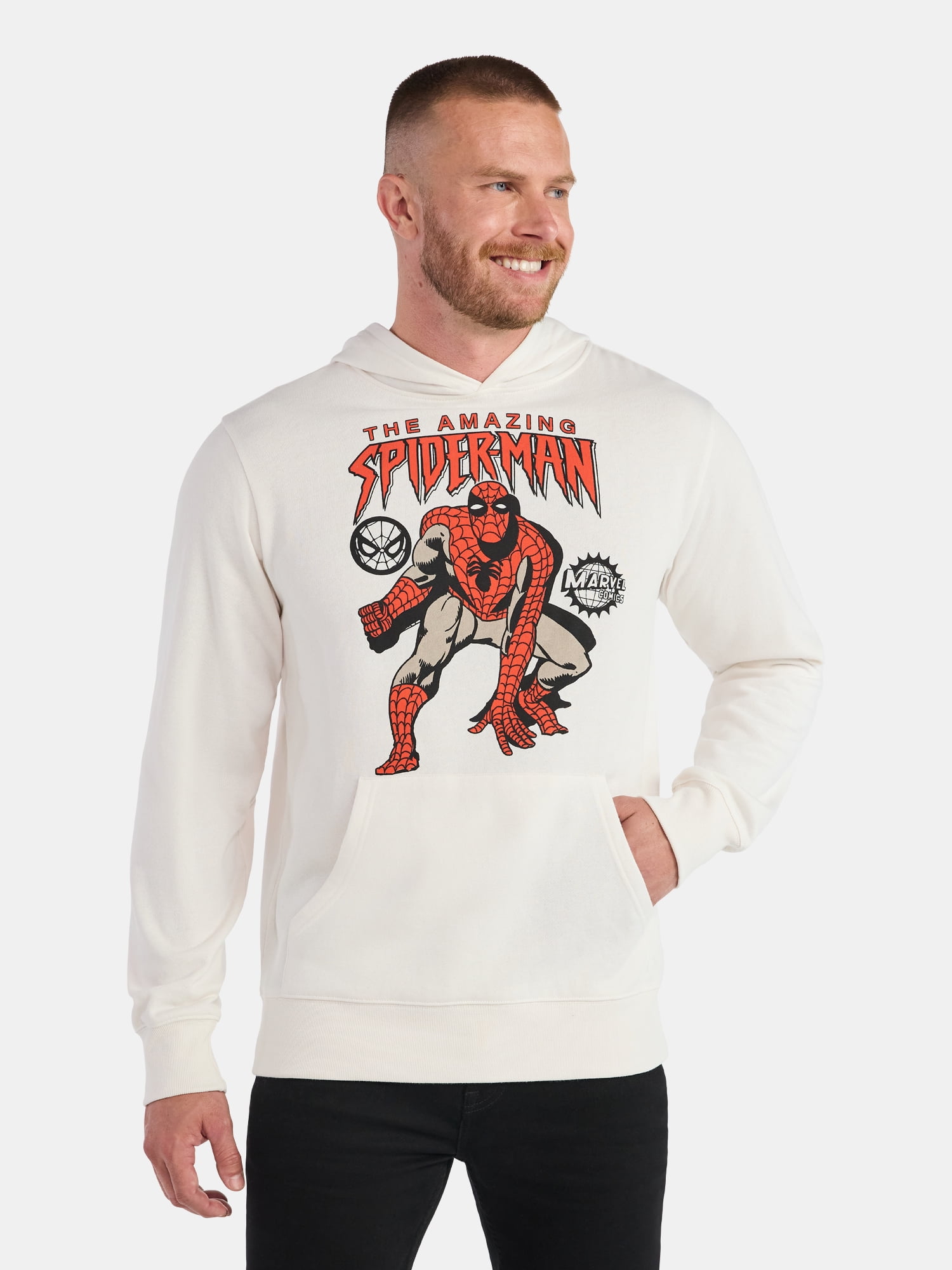 Spider-Man, Men's & Big Men's Graphic Hoodie, Sizes XS-5XL - Walmart.com