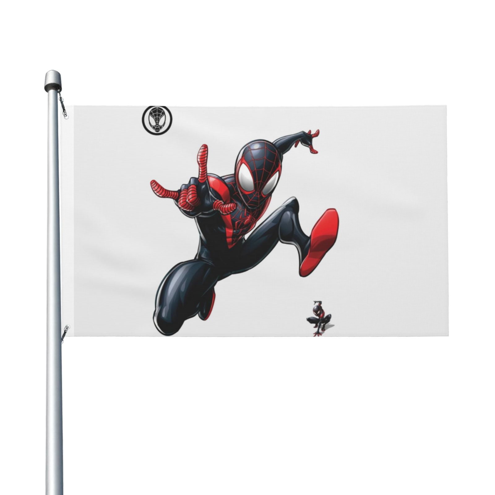 Spider-Man Miles Morales 3x5ft Face Flag Fade Proof Holiday Fall Flag ...
