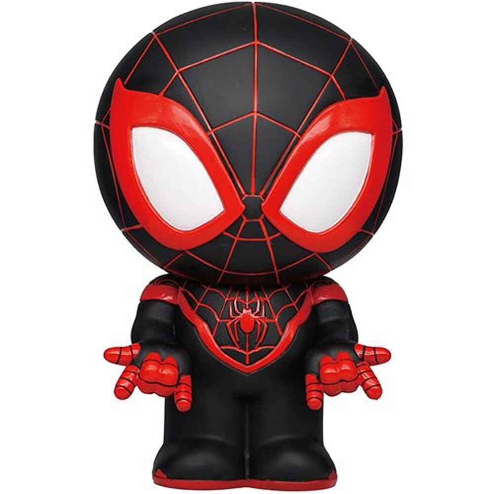 Spider-Man Miles Morales Black and Red Suit PVC Figural Bank - Walmart.com