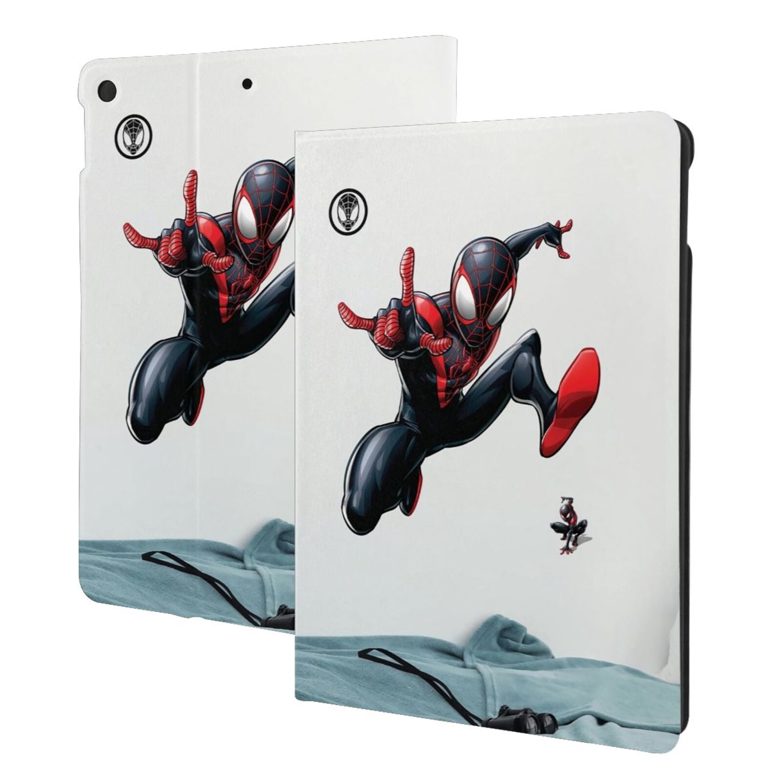 Spider-Man Miles Morales Kawaii Cute 3d Design Ipad Case Soft Covers ...