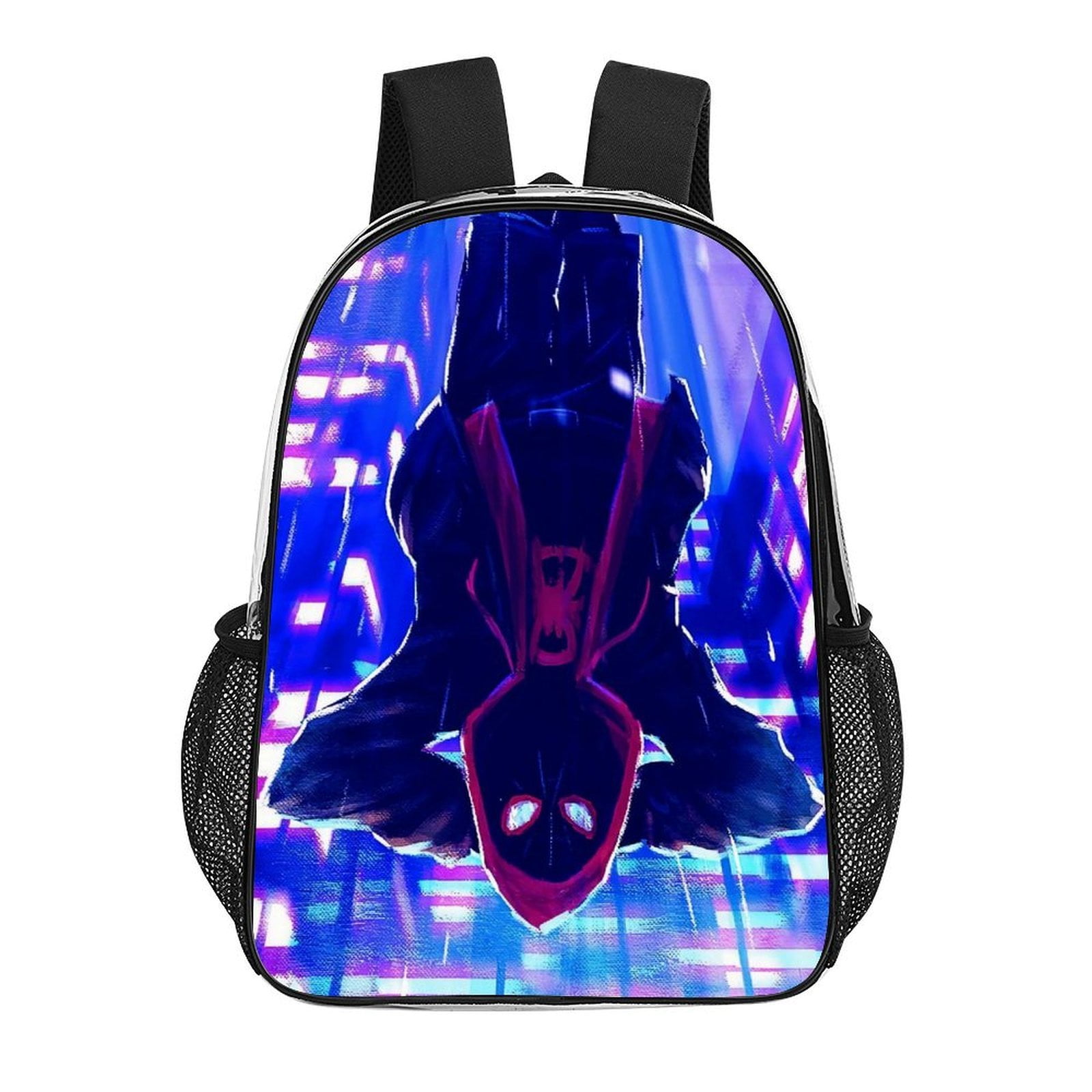 Spider-Man Miles Morales84 17 Inch Clear Backpack Large Capacity Heavy ...