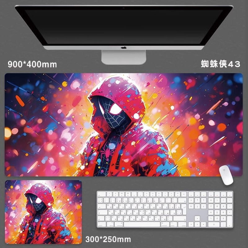 Spider-Man Mouse Pad Cartoon Boy Marvel E-sports Game Animation Office ...