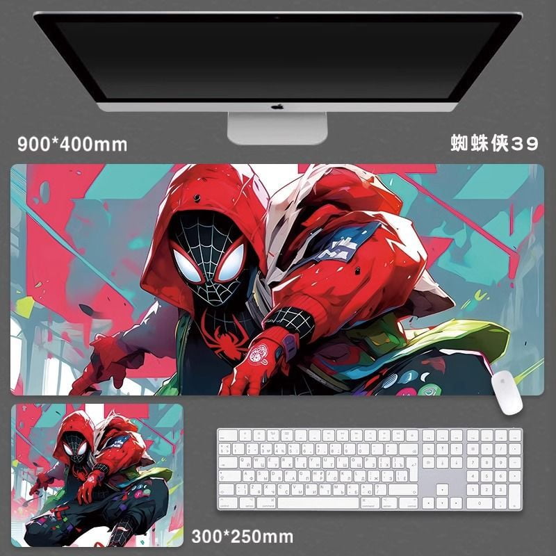 Spider-Man Mouse Pad Cartoon Boy Marvel E-sports Game Animation Office ...