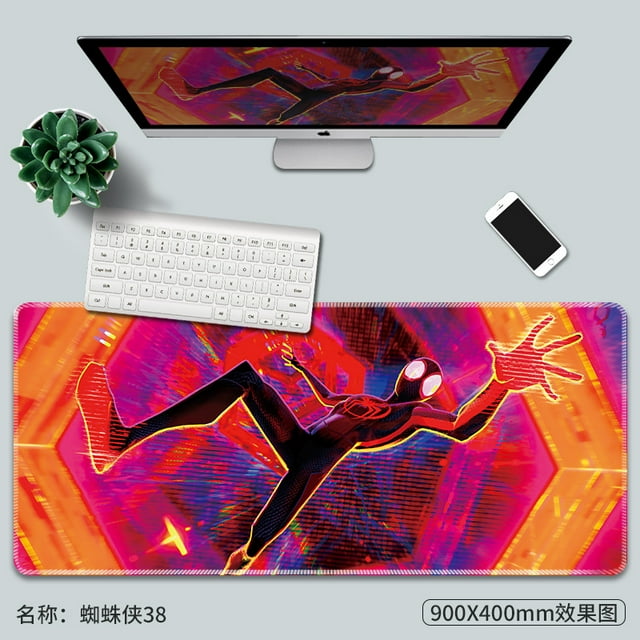 Spider-Man Mouse Pad Extra Large Marvel Movie Game Keyboard Pad Office ...