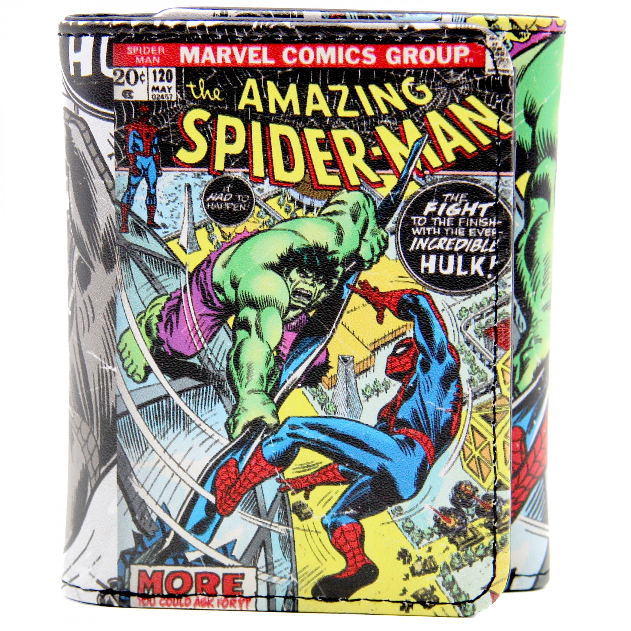 Spider-Man No. 120 Spider-Man & The Incredible Hulk Comic Cover Trifold ...