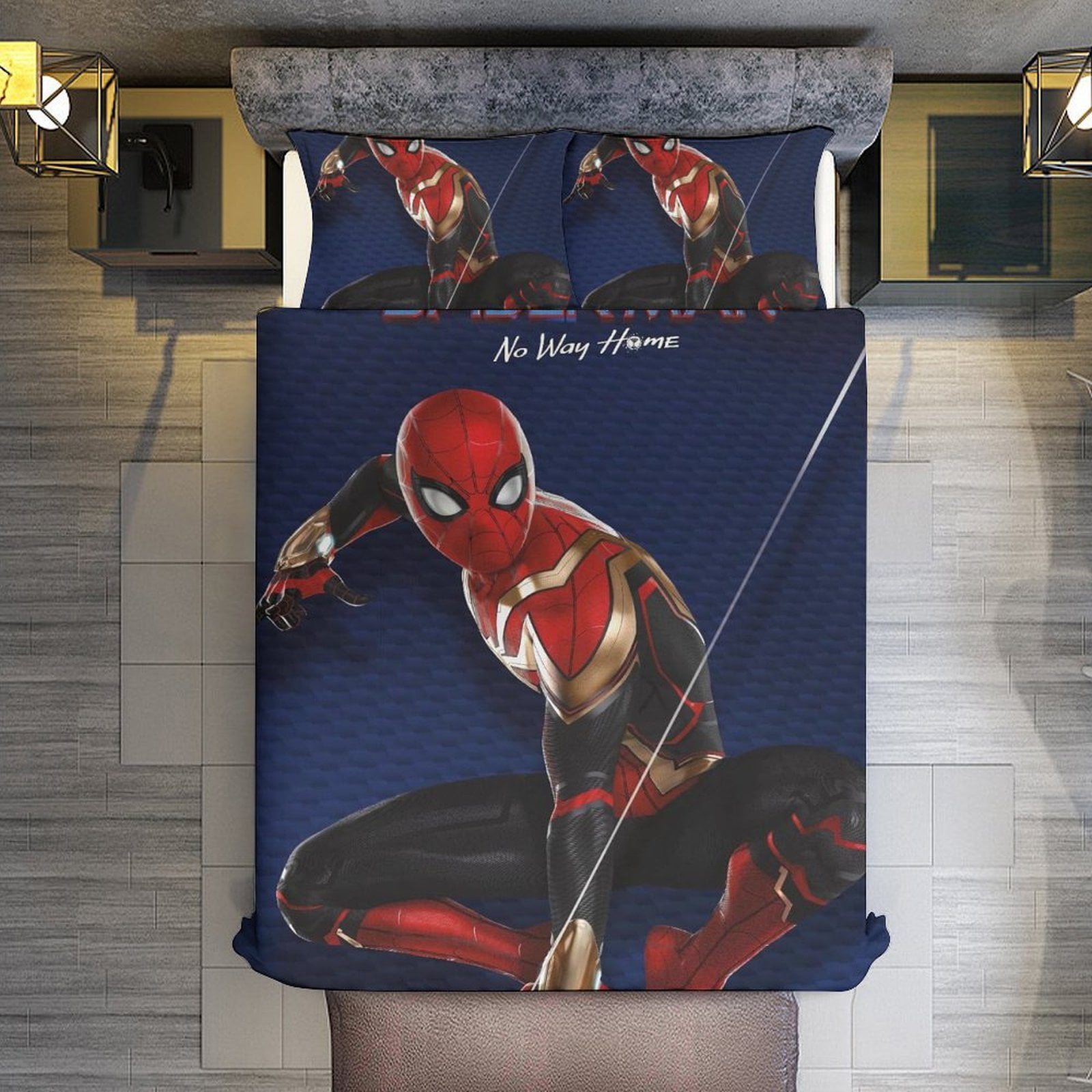 Spider-Man,No Way Home Duvet Cover Set with 2 Pillowcases for All ...