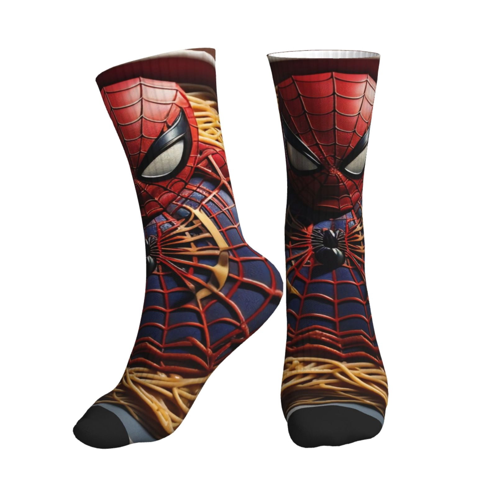 Spider-Man Noodles Crew Socks, Funky Silky Comfort Socks For Men Women ...