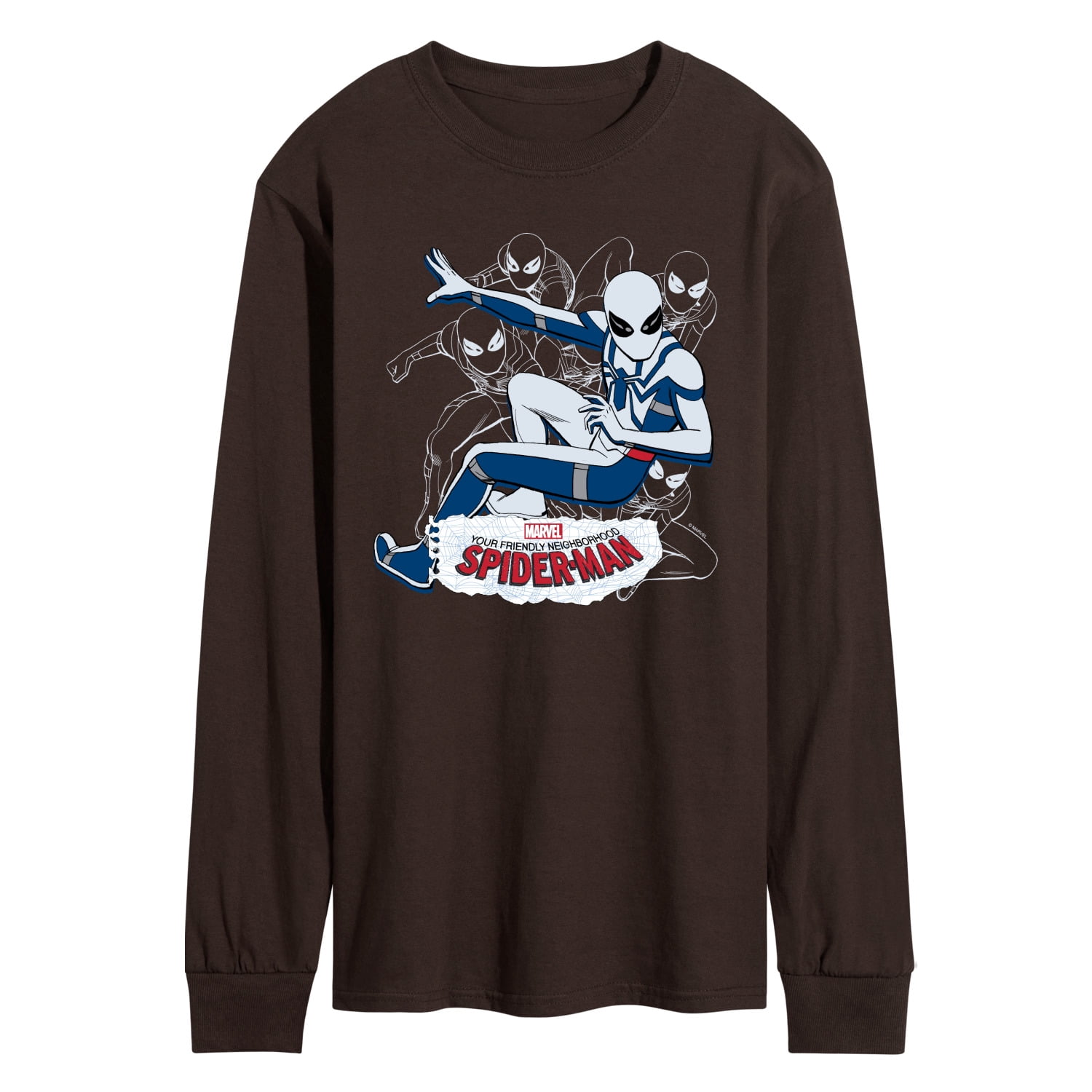 Spider-Man - Ozcorp Line Cluster - Men's Long Sleeve Graphic T-Shirt ...