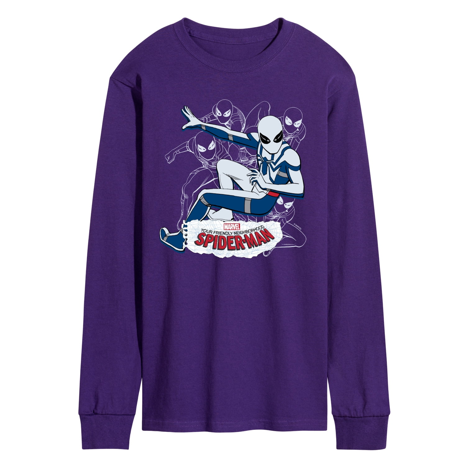 Spider-Man - Ozcorp Line Cluster - Men's Long Sleeve Graphic T-Shirt ...