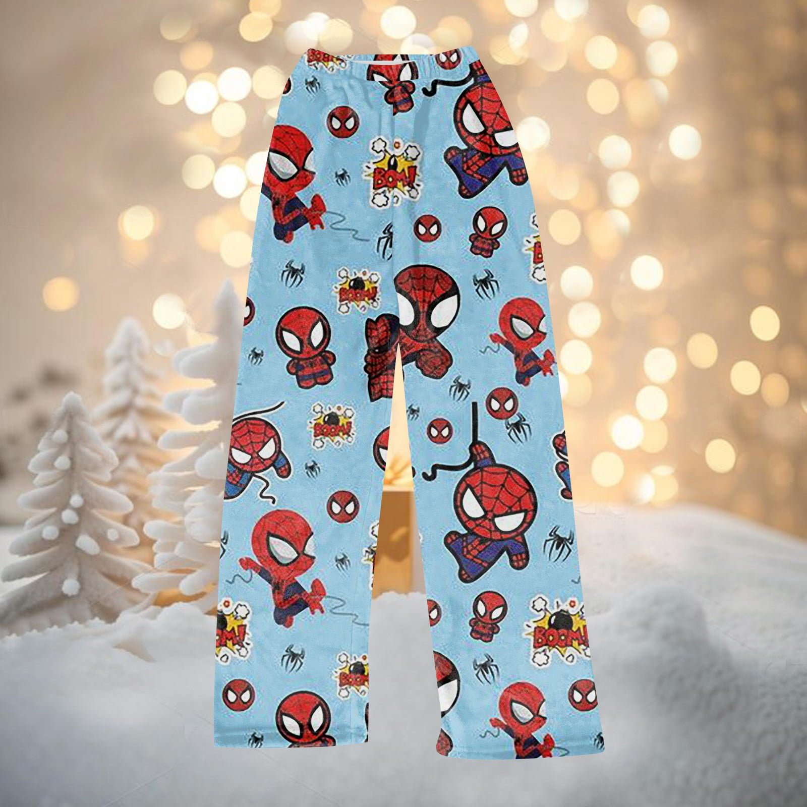Spider-Man Pajama Pants for Women Girls Cute Cartoon Cat Spider Pjs ...