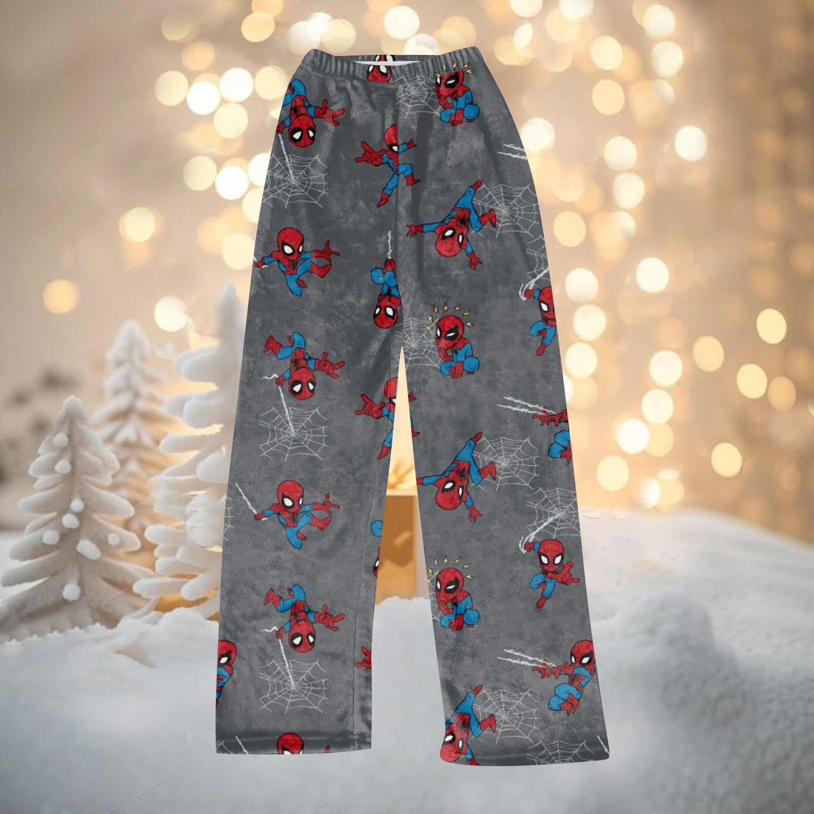 Spider-Man Pajama Pants for Women Girls Cute Cartoon Cat Spider Pjs ...