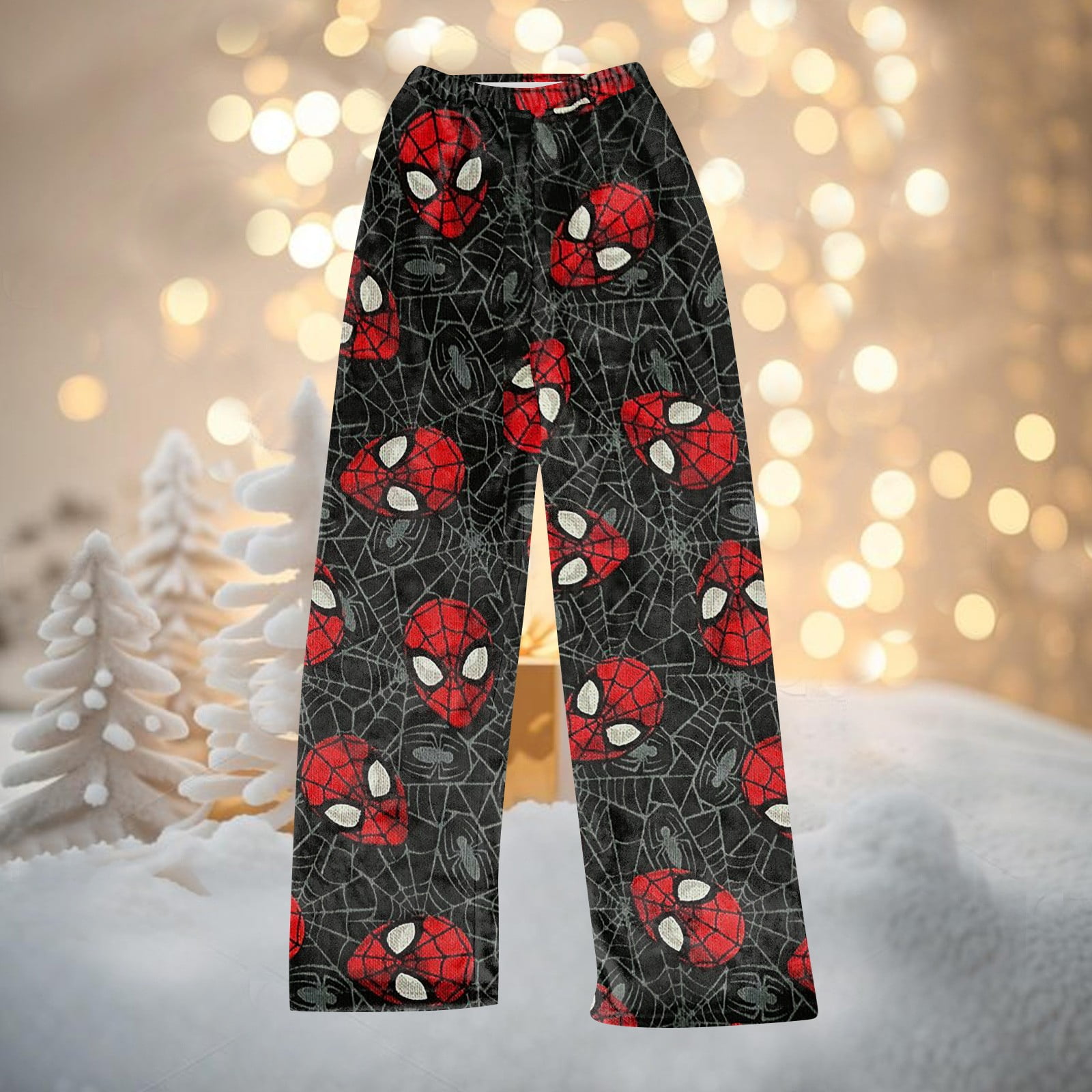 Spider-Man Pajama Pants for Women Girls Cute Cartoon Cat Spider Pjs ...