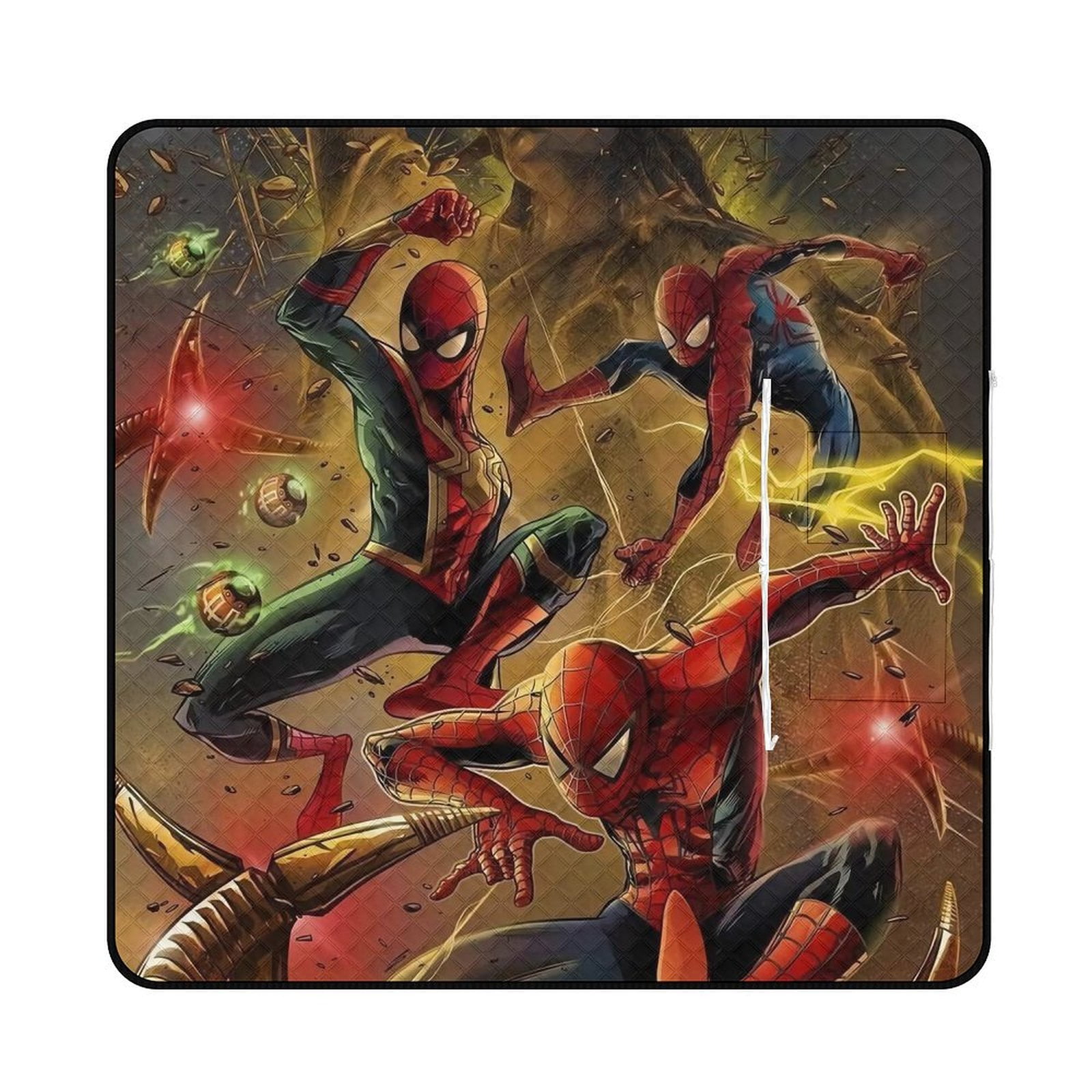 Spider-Man Picnic Blanket,Foldable Waterproof Sand Mat,Extra Large ...