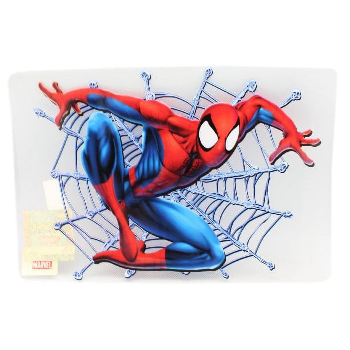 Marvel Spider-Man Children's Table Placemat - Spiderman on a Web ...