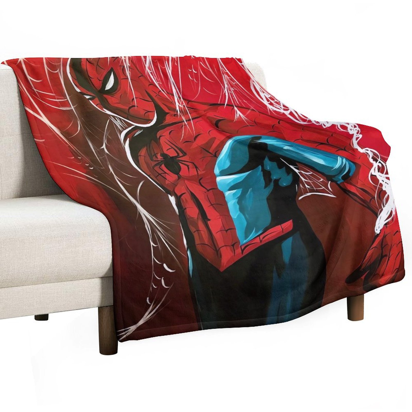 Spider_Man Plush Throw Blanket - Measures 40"x50" - Kids Super Soft ...