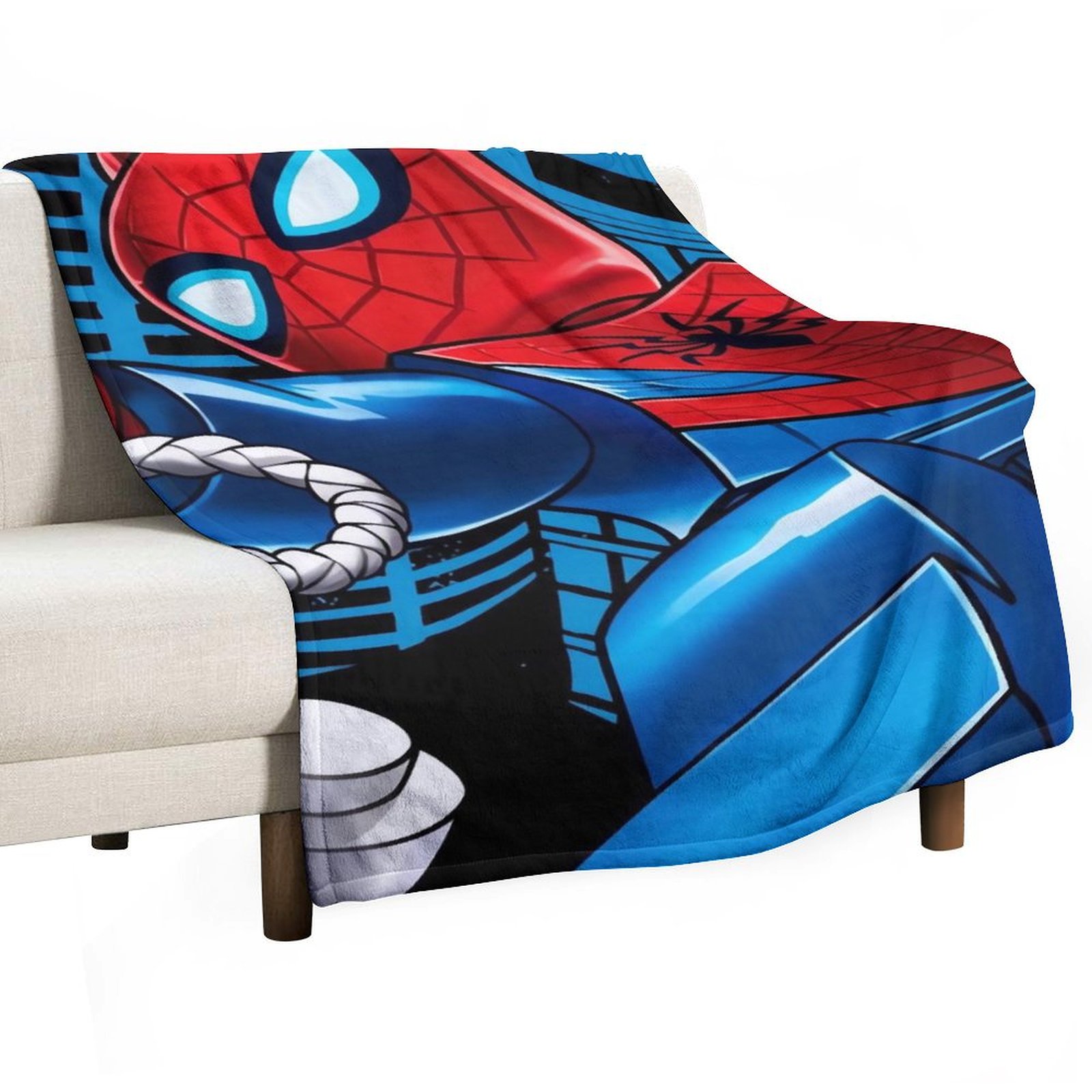 Spider_Man Plush Throw Blanket - Measures 50"x70" - Kids Super Soft ...