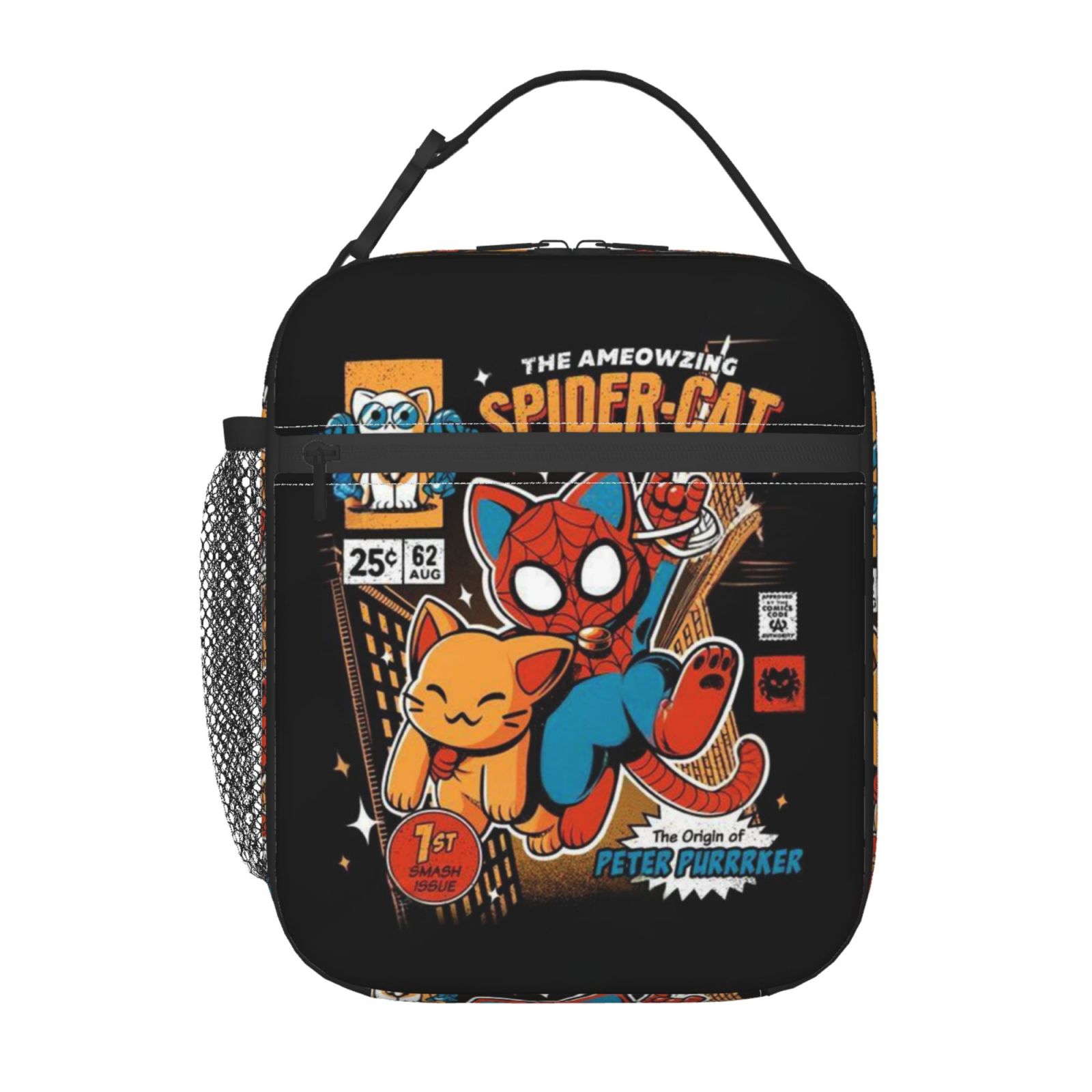 Spider-Man Portable Insulated Lunch Box Reusable Lunch Box with ...