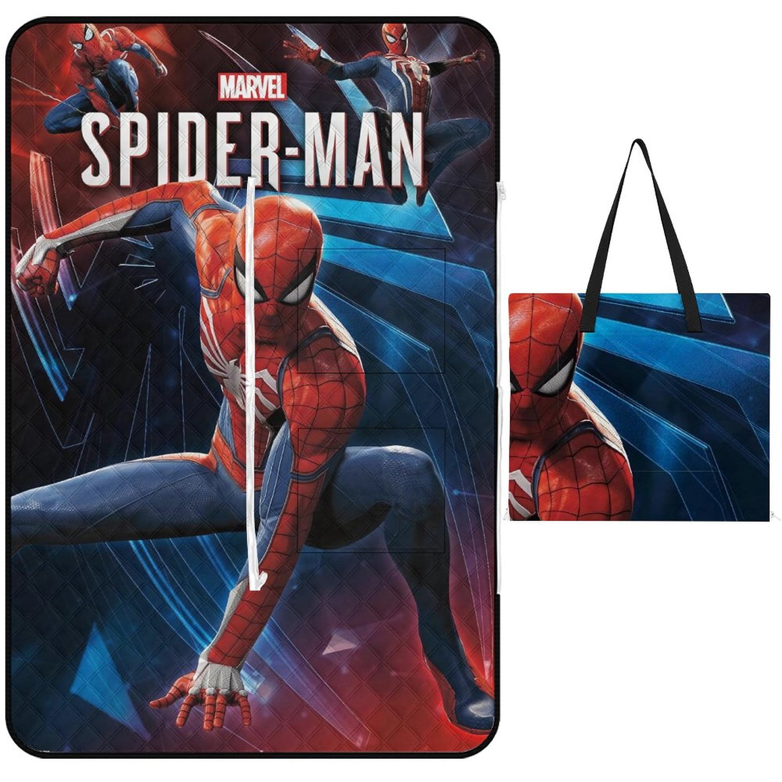 Spider-Man Poses Picnic Blankets Outdoor Blanket,59'x39' Extra Large ...