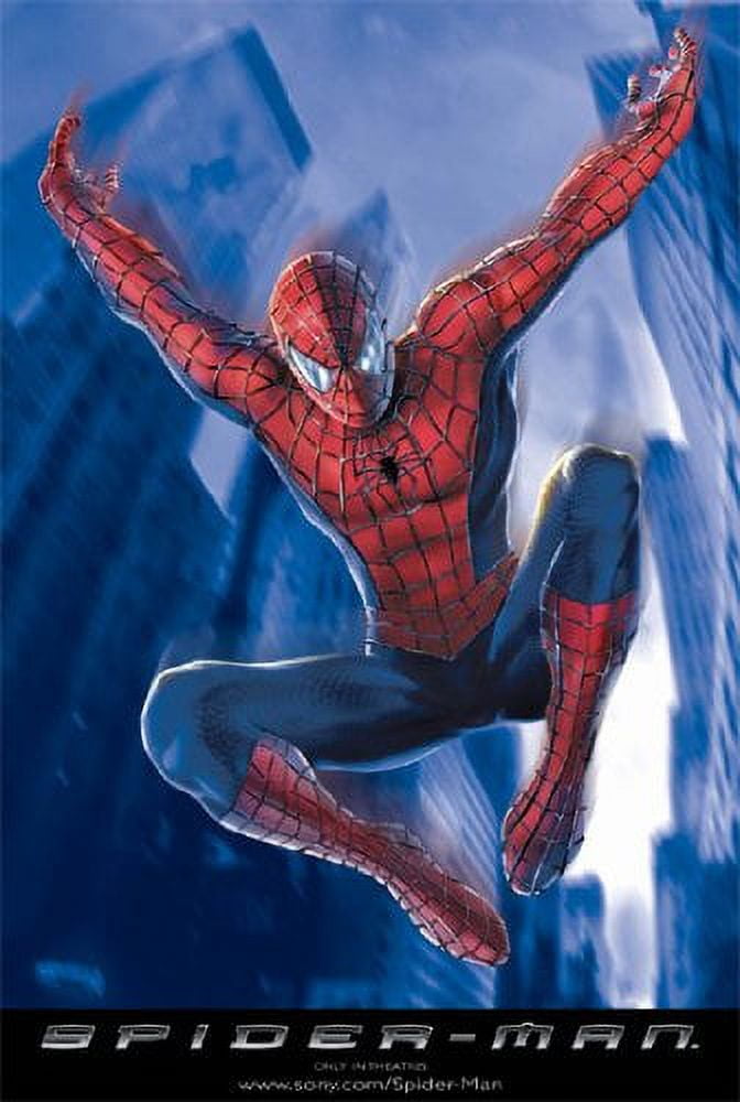 Spider-Man Poster Jumping Spiderman New 24x36 - Walmart.com