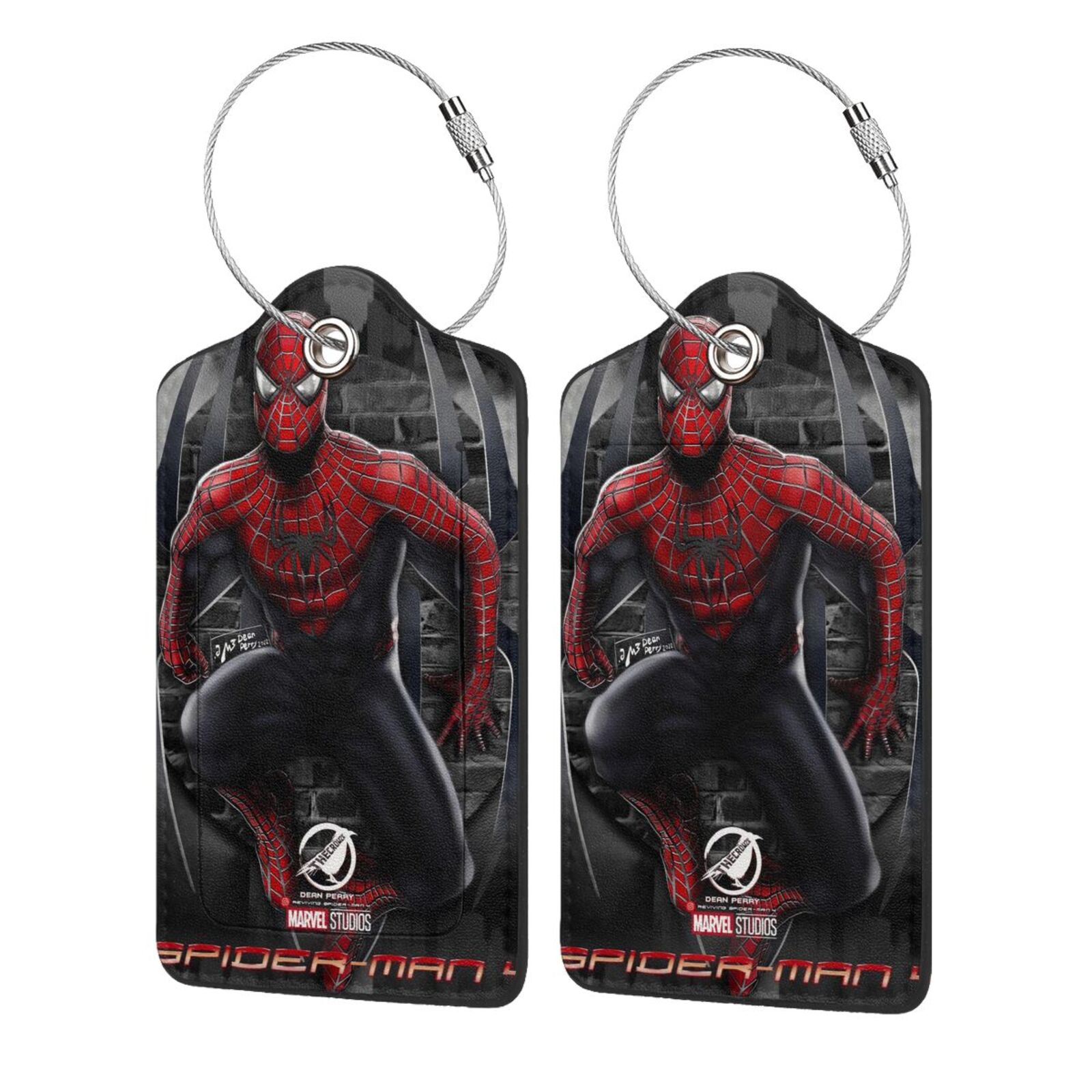 Spider-Man Poster Luggage Tags for Suitcases Travel ID Identification ...