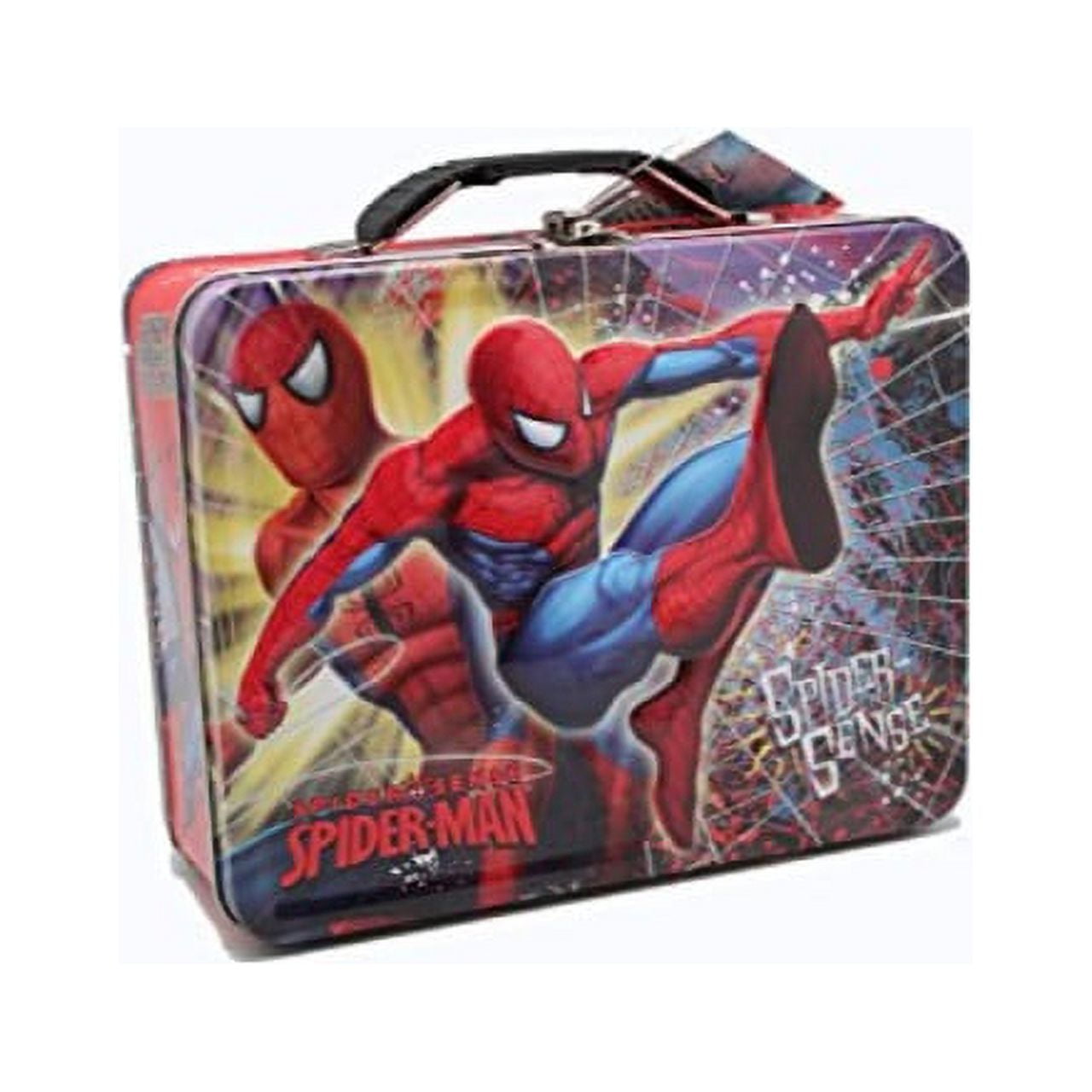 Spider Man Power & Responsibility Embossed Metal Lunch Box - Walmart.com