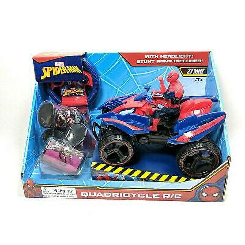 Spider-Man Quadricycle Quad Car Remote Control R/C - Walmart.com