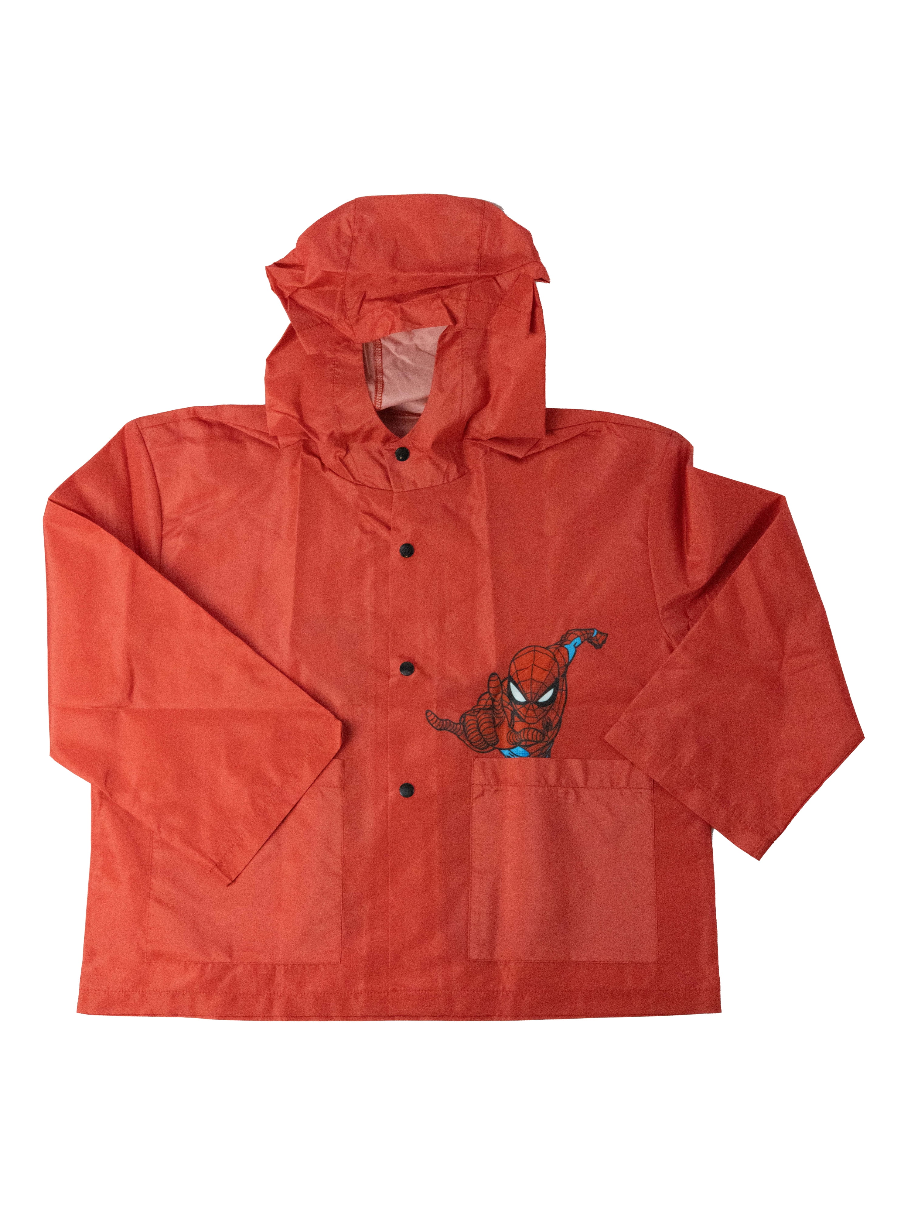 Spider-Man Kids Raincoat, Red - Walmart.com