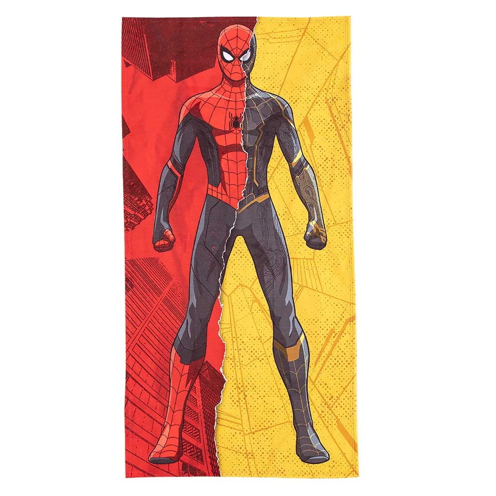 Spider Man Red Gold Rip Beach Towel, 30 x 60 inches - Walmart.com