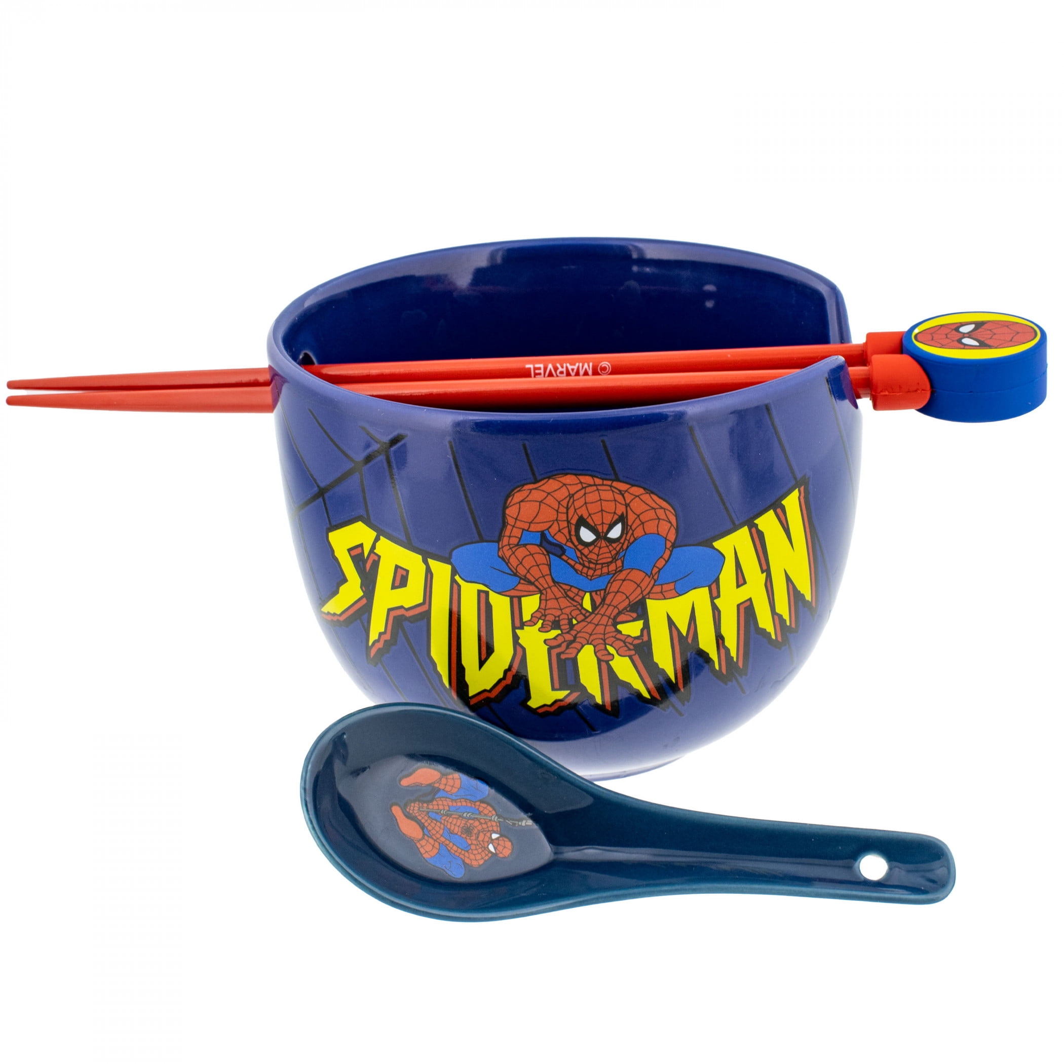 Spider-Man Retro Art Ramen Bowl Bundle - Walmart.com