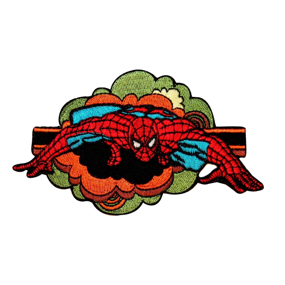 Spider-Man Retro Comics Patch Marvel Superhero Avengers Fan Iron-On ...