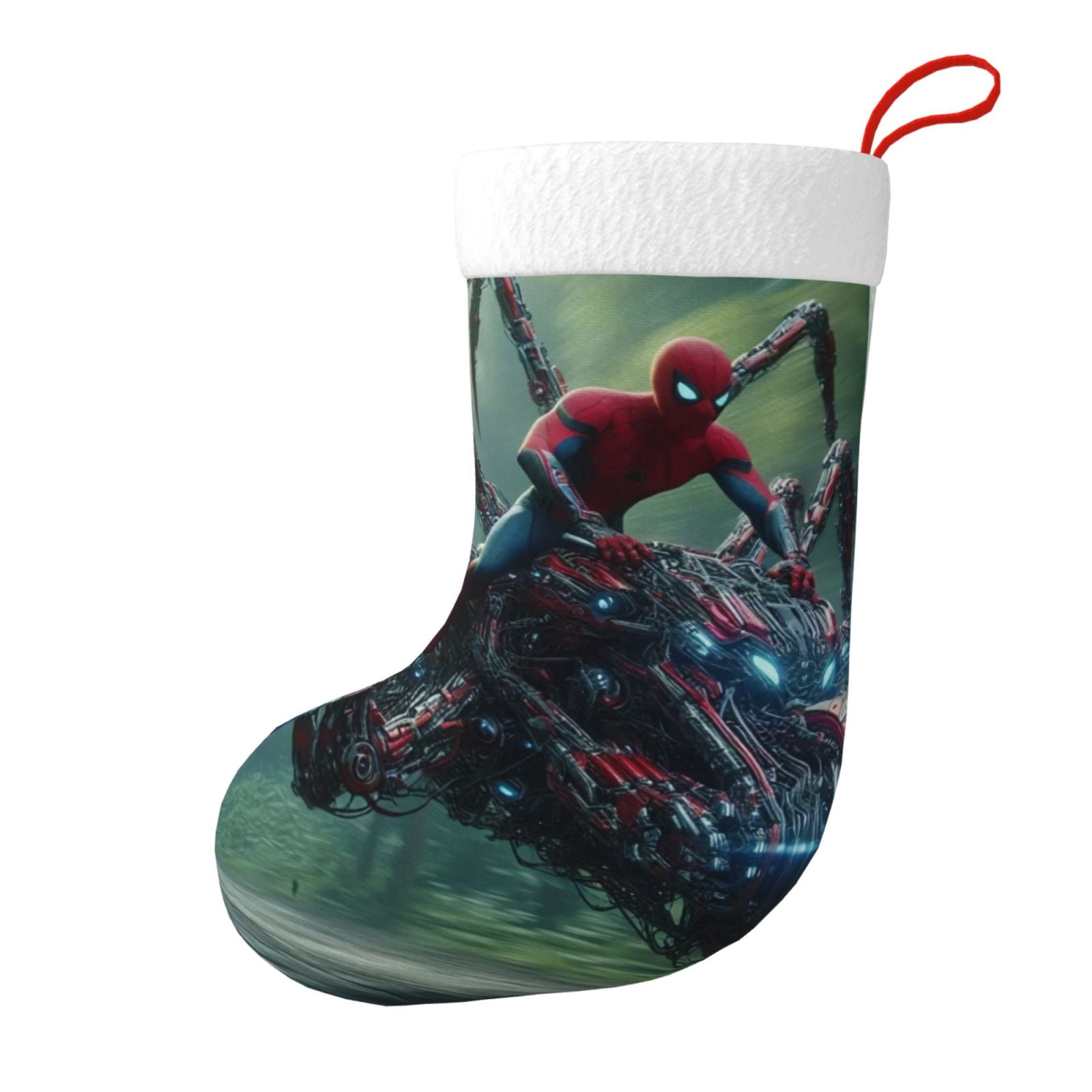 Spider-Man Riding A Motorcycle Christmas Stocking 18 Inch,Spider-Man ...