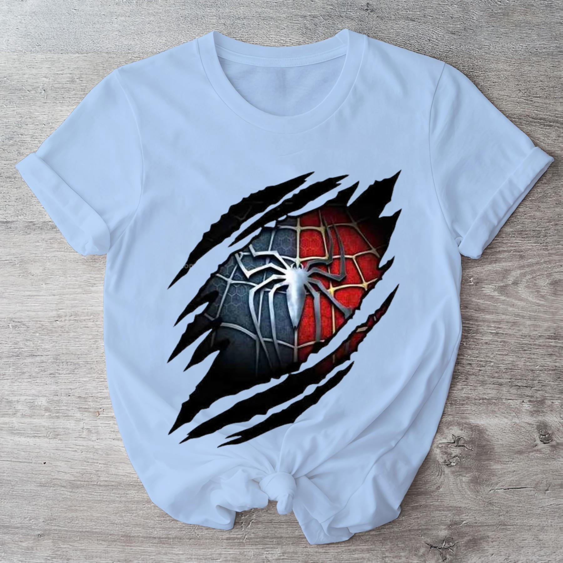 Spider-Man Ripped Suit, Spider-Man 2 T-shirt - Walmart.com